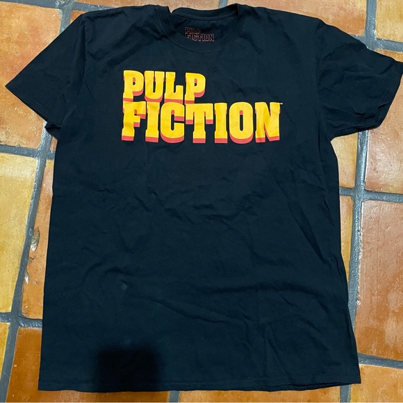 Shirts | Pulp Fiction Logo Graphic Tshirt Xl Miramax Black Officially ...